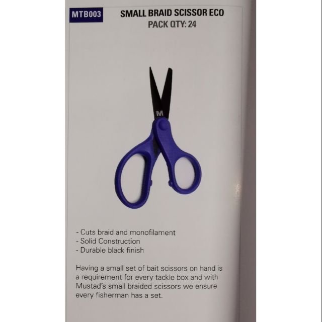 Mustad Small Braid Scissor Eco (MTB003) | Shopee Singapore
