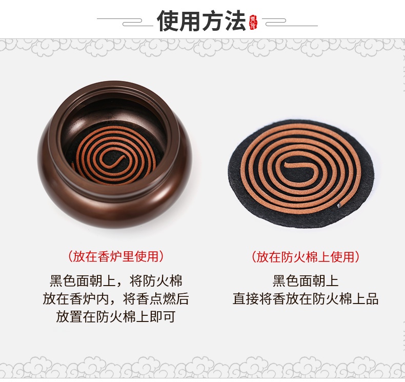 品香馆 10Pcs/set Incense Burner Ash Catcher Pad Fireproof Mat Flame ...