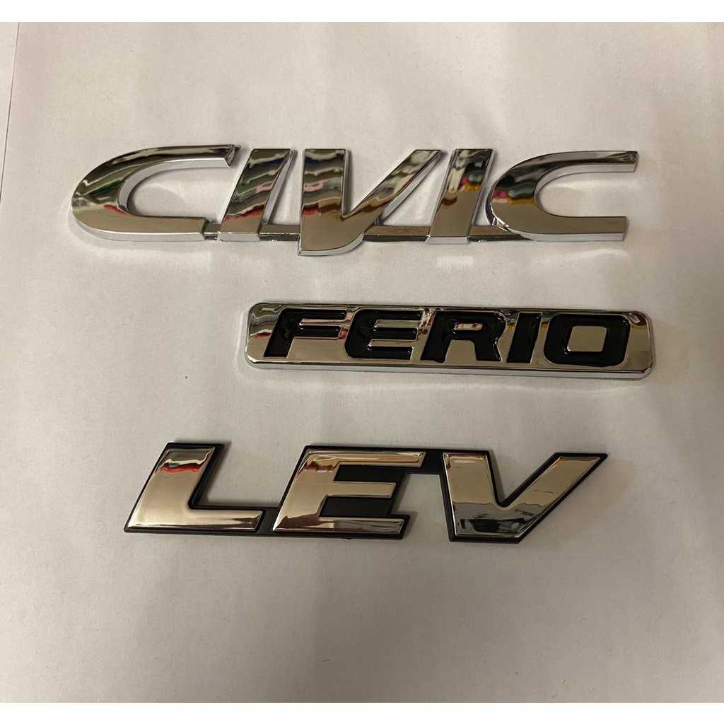 Emblem civic ferio ek ek9 LOGO HONDA CIVIC FERIO EK EMBLEM LEV EMBLEM ...