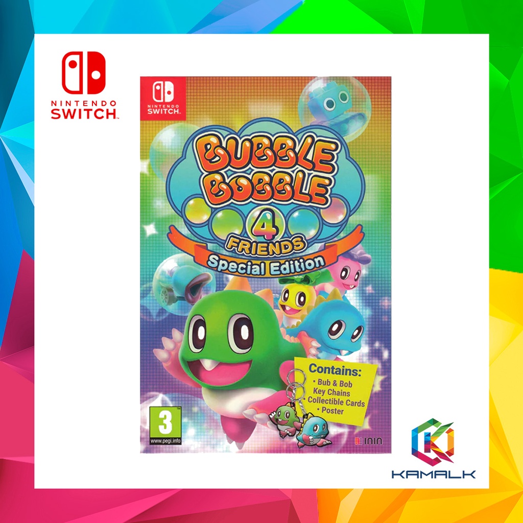 Nintendo Switch Bubble Bobble 4 Friends Special Edition (EU) | Shopee ...