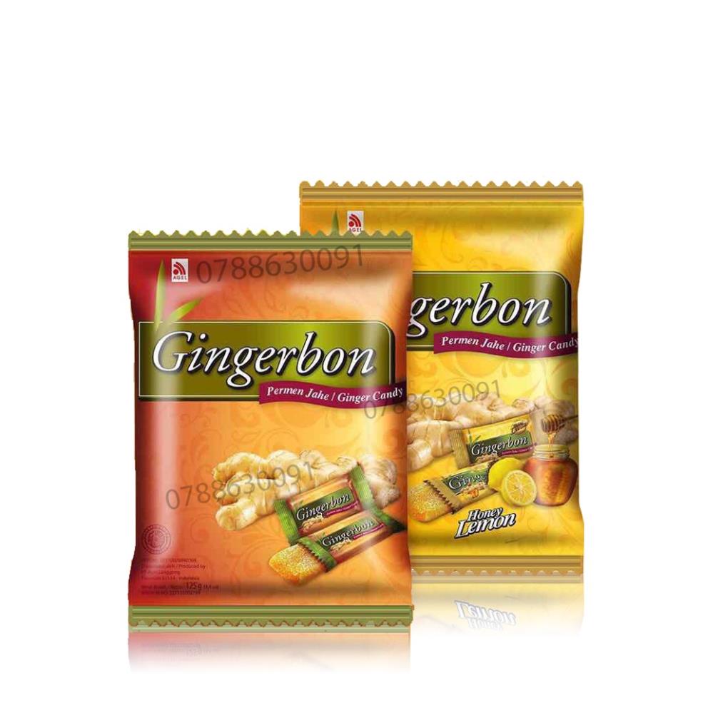 Ginger Ginger GINGERBON Gummies Pack Of 125gr (2 Flavors Of 31 Tablets ...