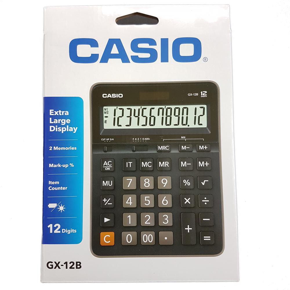CASIO CALCULATOR GX-12B (1 YEAR WARRANTY) | Shopee Singapore