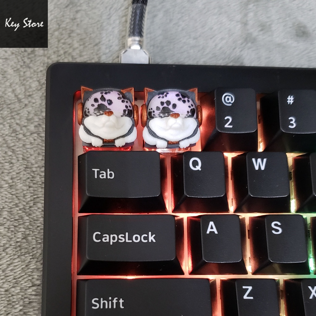 Artisan keycap sirius mechanical keyboard button gray white (special ...