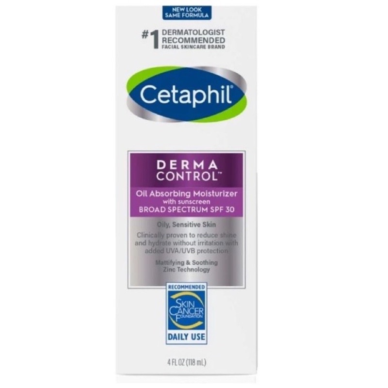 Cetaphil Pro Dermacontrol Oil Absorbing Moisturizer With SPF 30 Broad ...