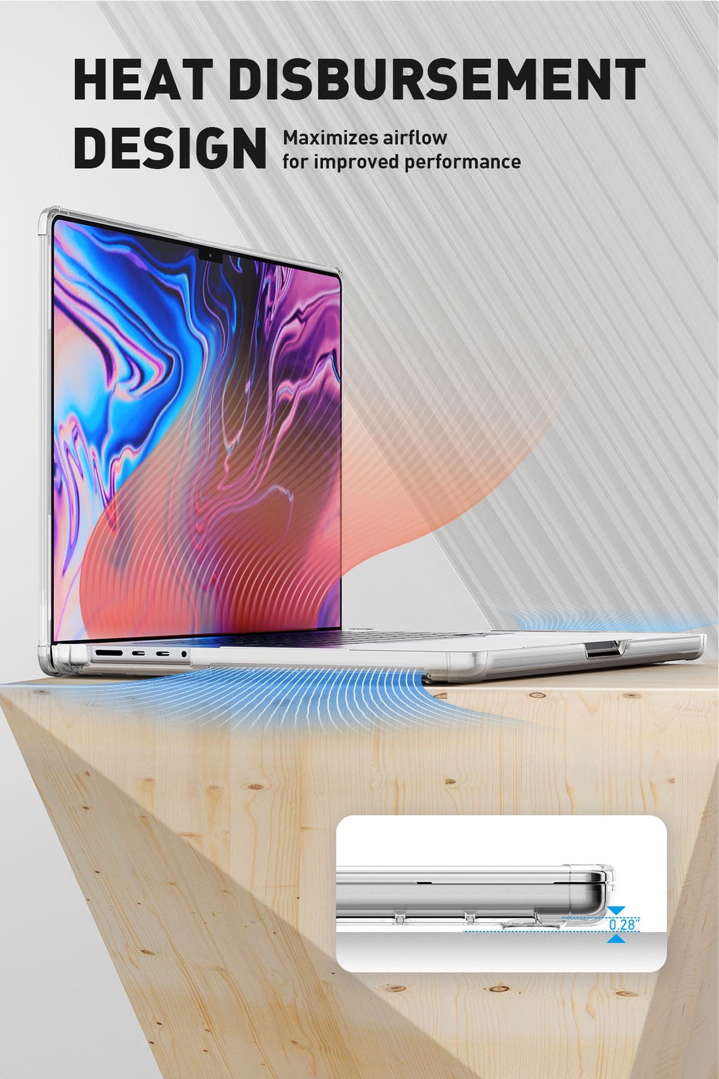 SUPCASE UB Series Dual Layer Hard Shell Protective Cover Case for Mac ...