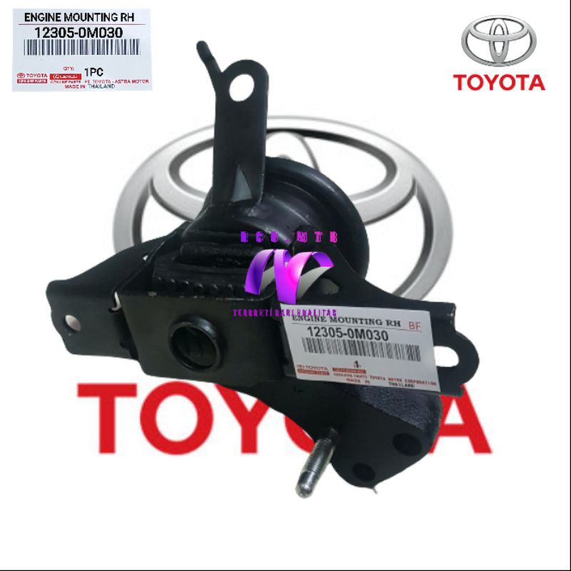 MESIN ENGINE MOUNTING RIGHT ENGINE MOUNTING NEW VIOS GEN2 GEN3 / JARIS GEN1 GEN2 GEN3 MATIC ORI ...