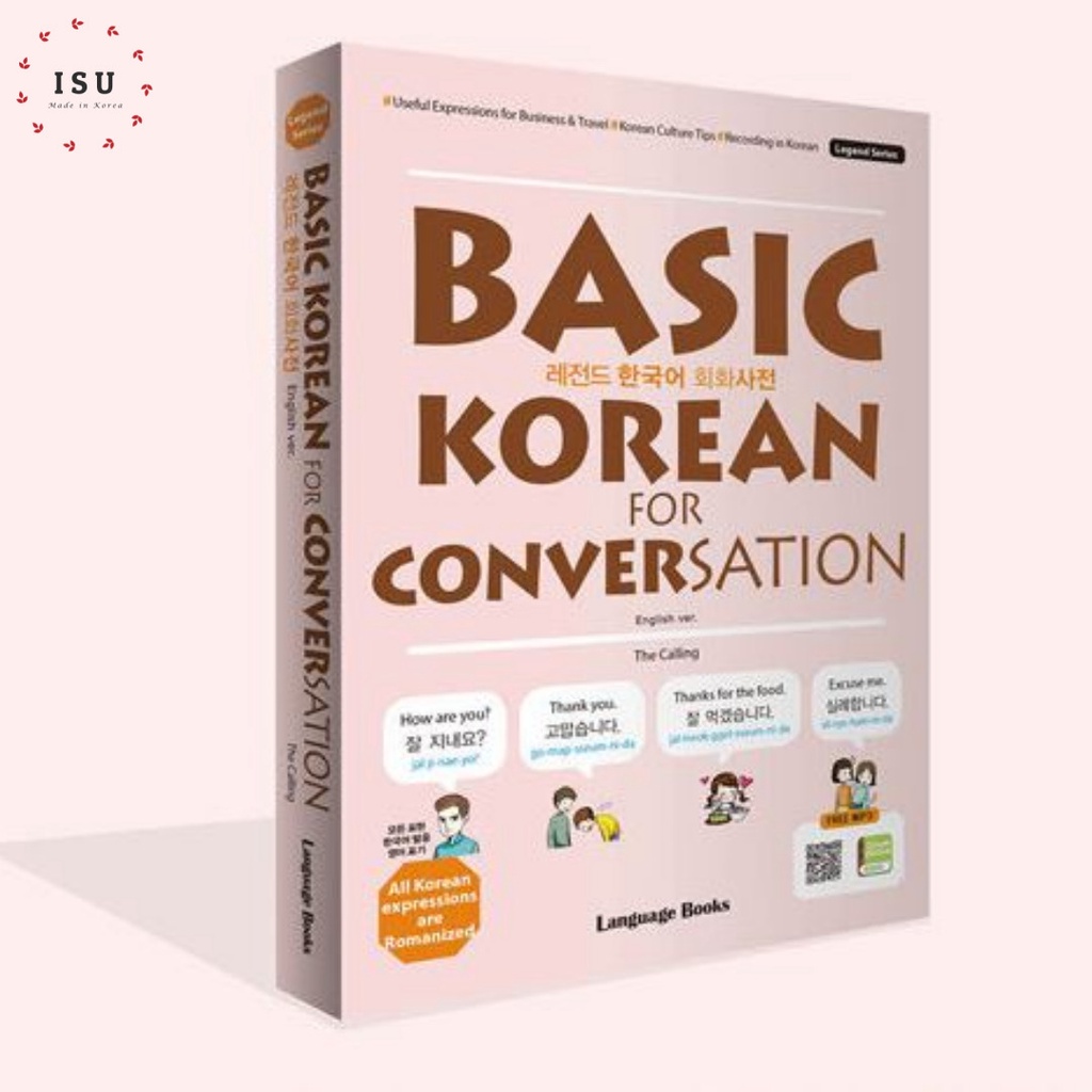 [Korean Language Book] Basic Korean Conversation (Donwload MP3 file) 레전드 한국어 회화사전 | Shopee Singapore