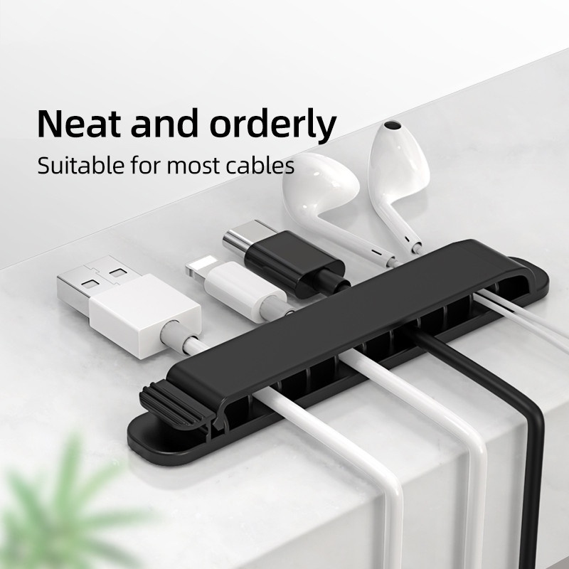 【3M High Viscosity】 Cable Clips Cord Organizer Cable Management for ...