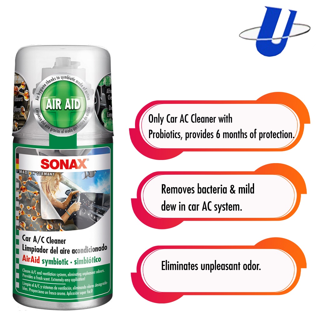 Sonax Car Air-Con Cleaner Probiotics | Shopee Singapore