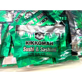 [Kikkoman] Mini Soy Sauce Packets | Sashimi and Sushi Shoyu Packets ...