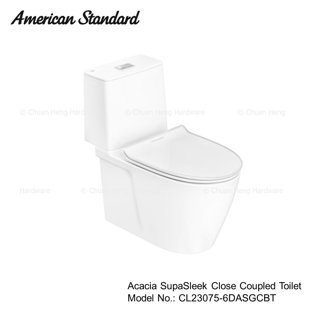 American Standard CL23075-6DASGCBT Acacia SupaSleek Close Coupled WC ...