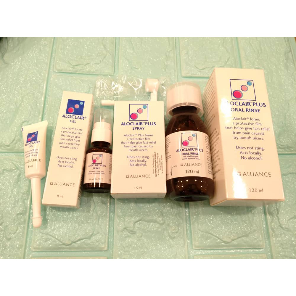ALOCLAIR Plus (Oral Rinse / Spray / Gel) | Shopee Singapore