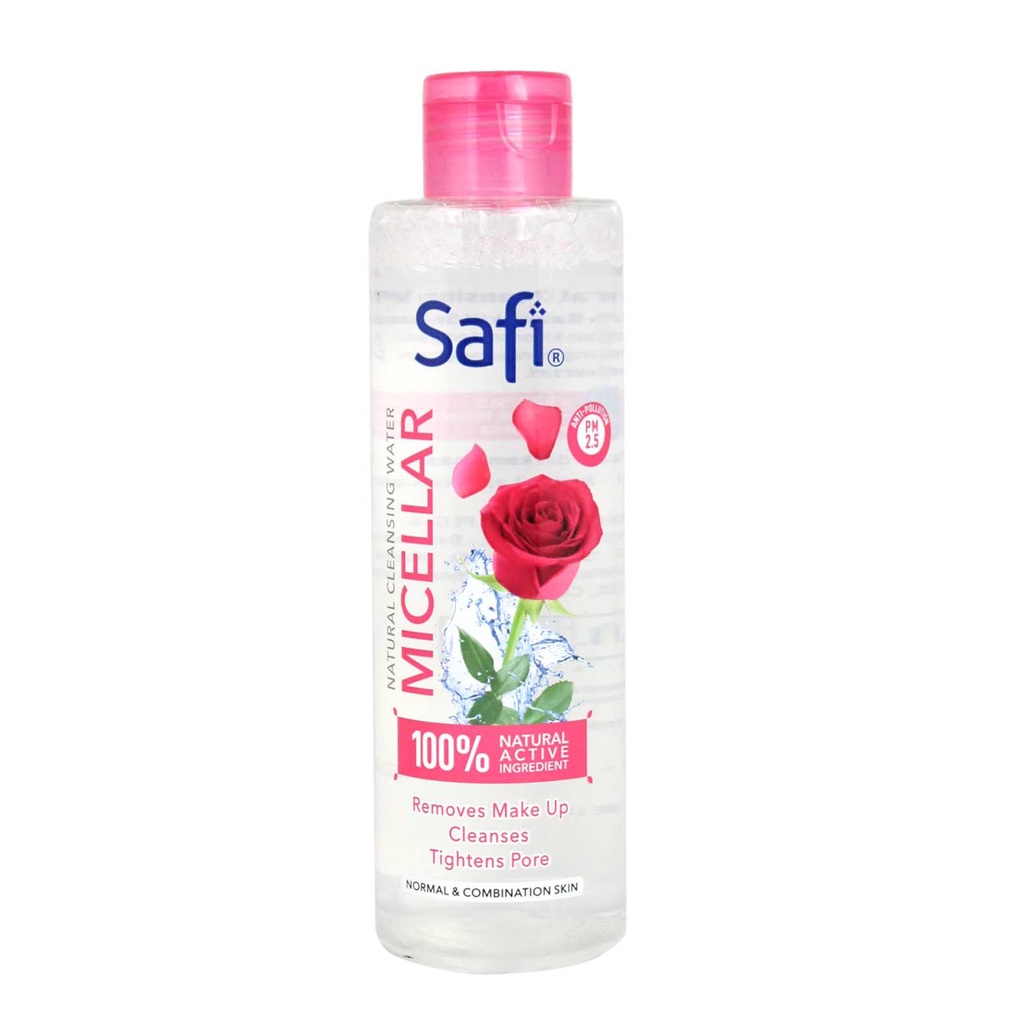 Safi Micellar Cleansing Water - Rose (200ml) | Shopee Singapore