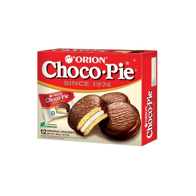 Orion Choco Pie 12'S 360G | Shopee Singapore