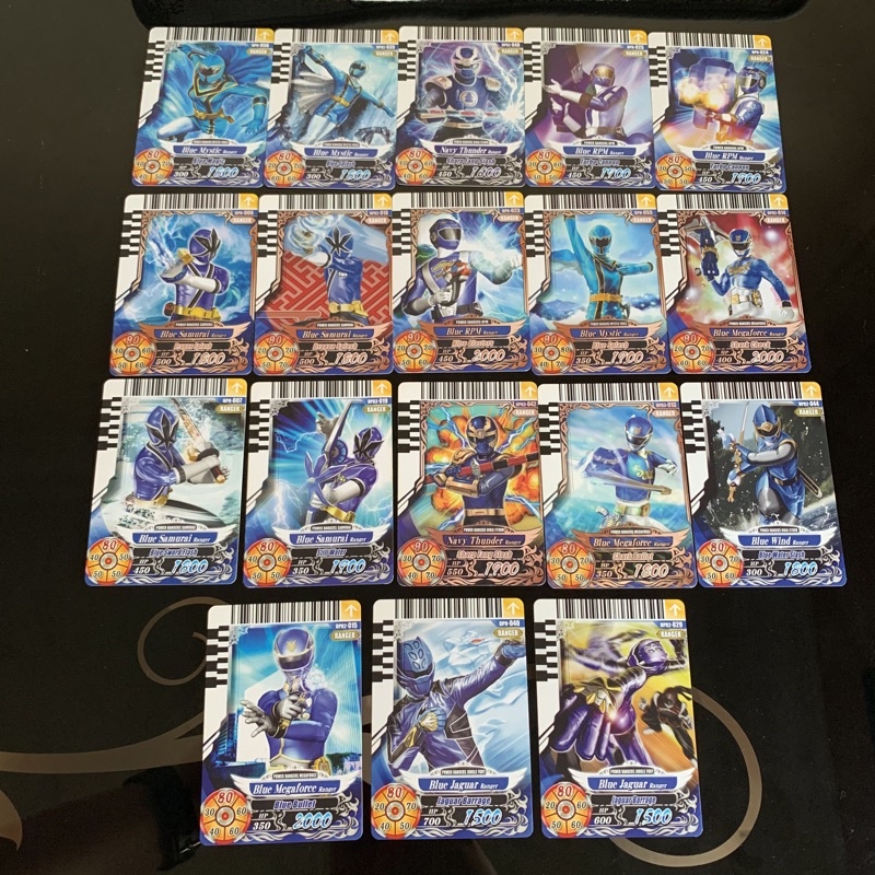 Power rangers cards blue power ranger | Shopee Singapore
