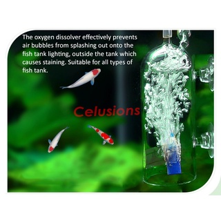 🐠Aquarium Air Oxygen Dissolver Diffuser🐠Air Stone Bubbler Dissolved ...