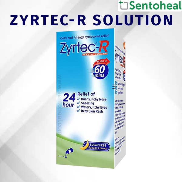 Zyrtec-R Oral Solution 75ml - Rapid Relief runny nose/ allergy/ watery ...