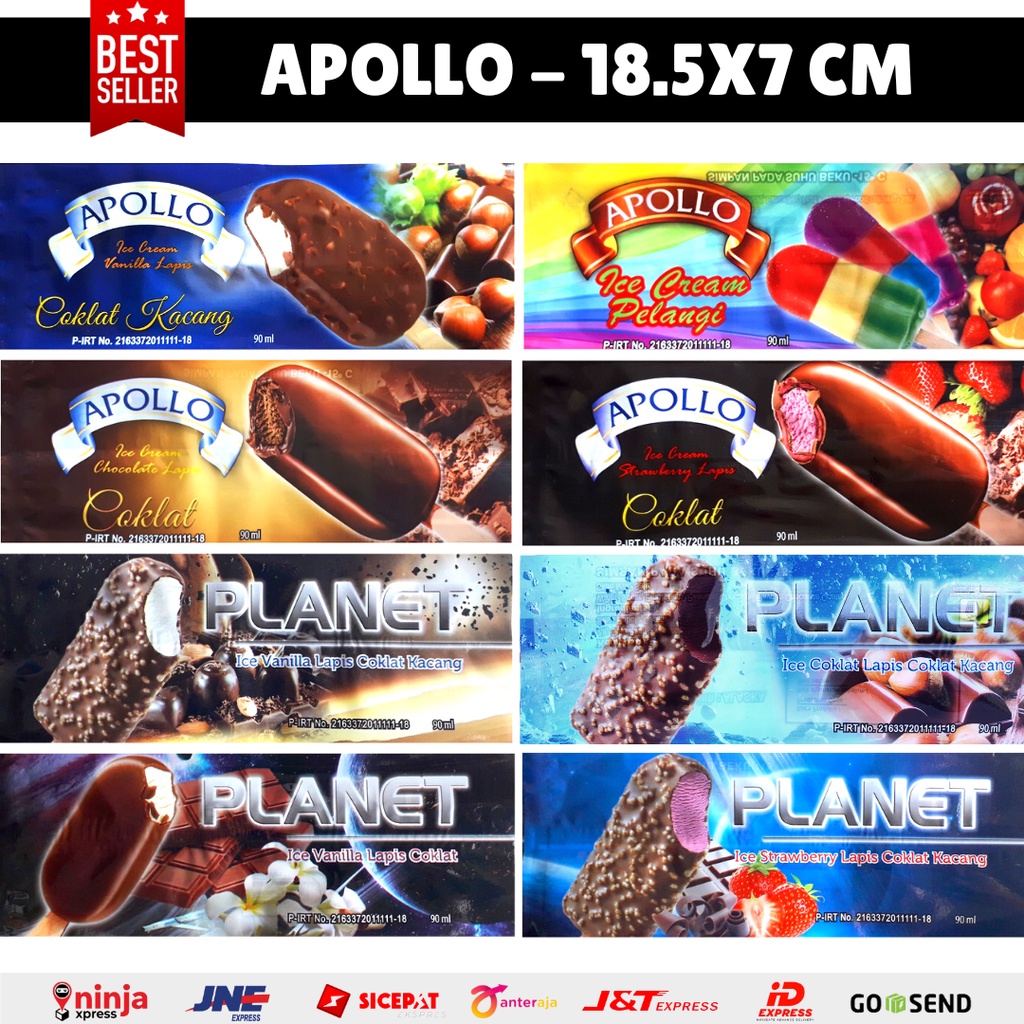 Magnum Apollo Ice Cream Packaging Ice Cream Plastic Wrap Ice Cream ...