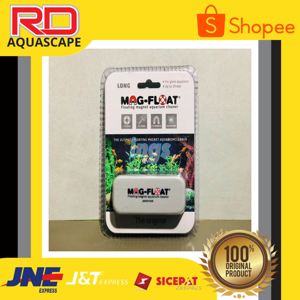 Mag Float Long (Aquarium Glass Cleaner / Magneticloating) ORIGINAL-Warranty | Shopee Singapore