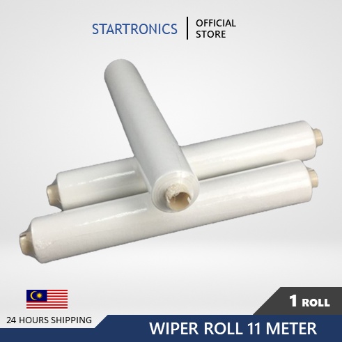 SMT Cleanroom Wiper Roll 11 Meter Semiconductor 53cm width | Shopee ...