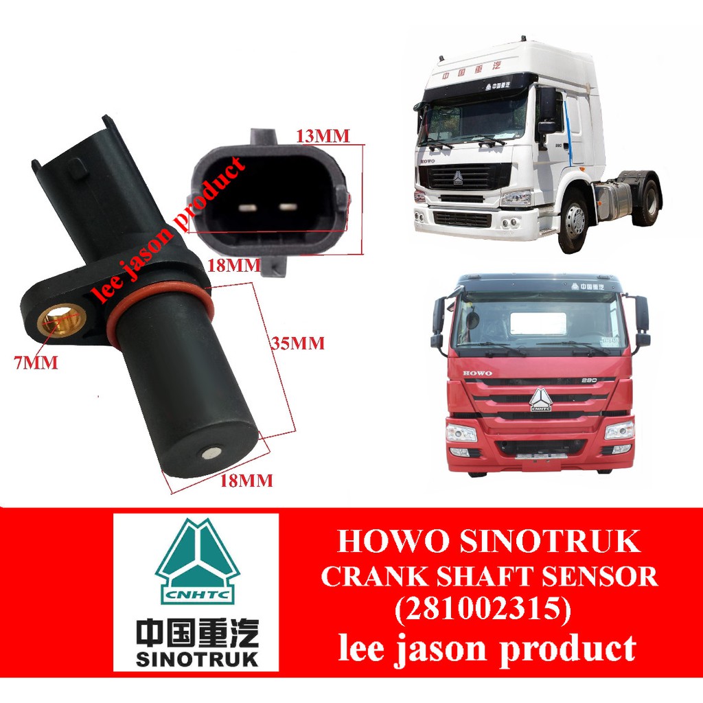 HOWO SINOTRUK CRANK SHAFT SENSOR 281002315 | Shopee Singapore