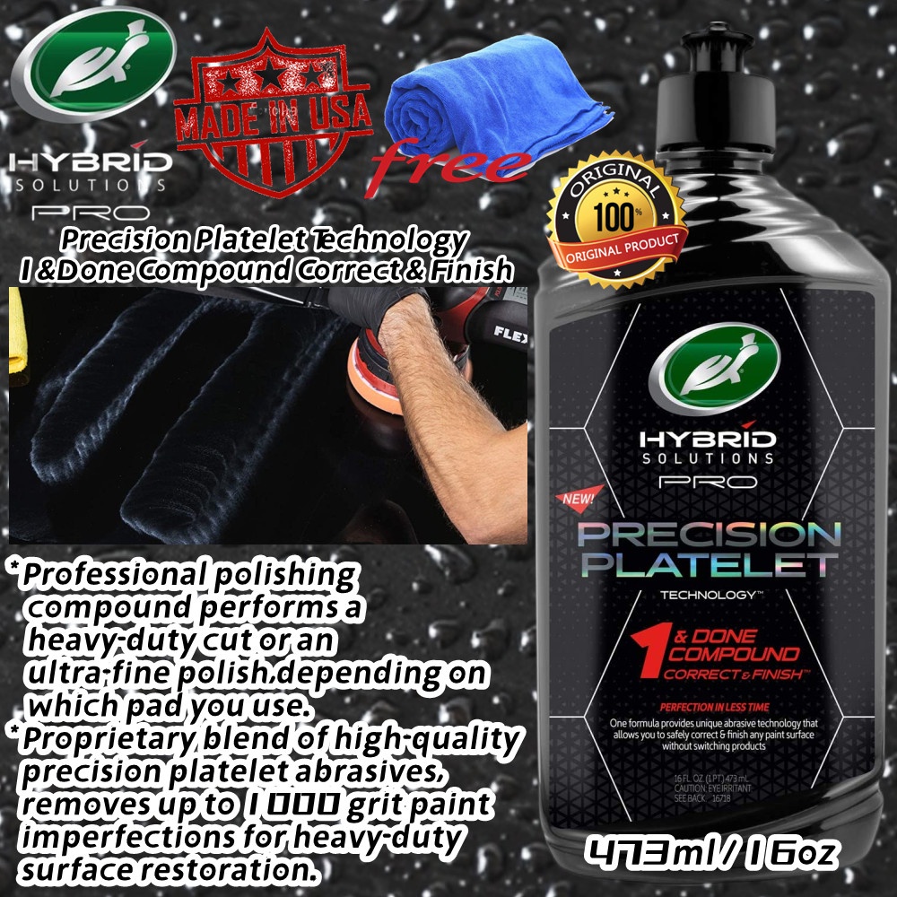 TURTLE WAX HYBRID SOLUTIONS PRO 1 & DONE PROFESSIONAL POLISHING ...
