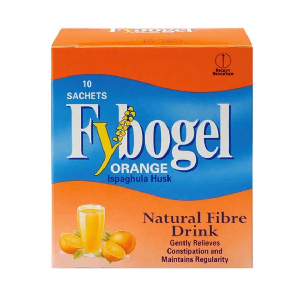 FYBOGEL Natural Fibre Drink Sachet Orange Flavour (Gently Relieves ...