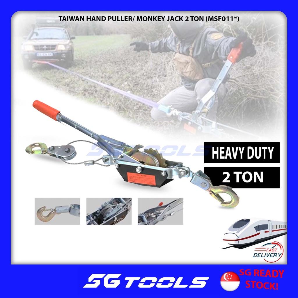 TAIWAN HAND PULLER/ MONKEY JACK 2TON (MSF011*) / HEAVY DUTY RATCHET ...