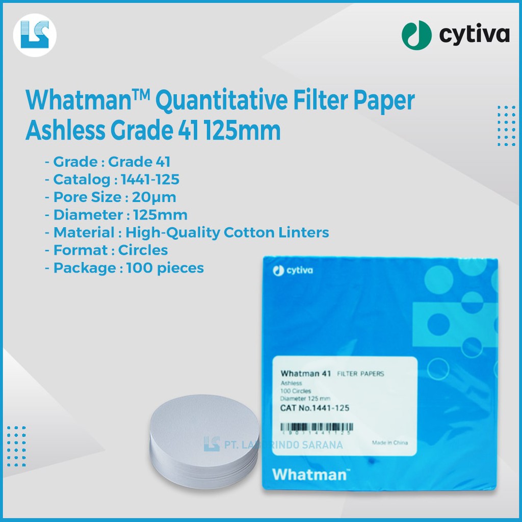 Whatman Filter Paper / Grade 41 Filter Paper, 125 mm | Shopee Singapore