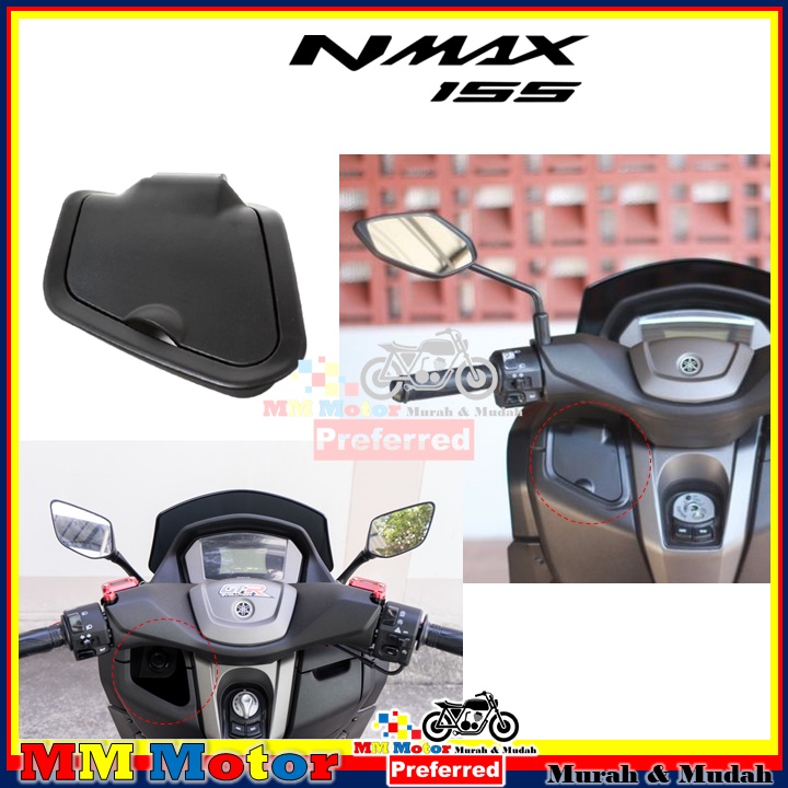 YAMAHA NMAX 155 NEW V2 2021 SIDE POCKET COVER CAP PENUTUP LACI SISI ...