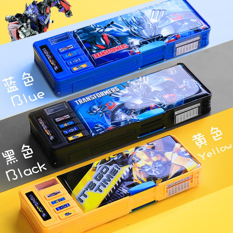 Transformers /Marvel Multifunction Pencil Case Boy Primary School ...