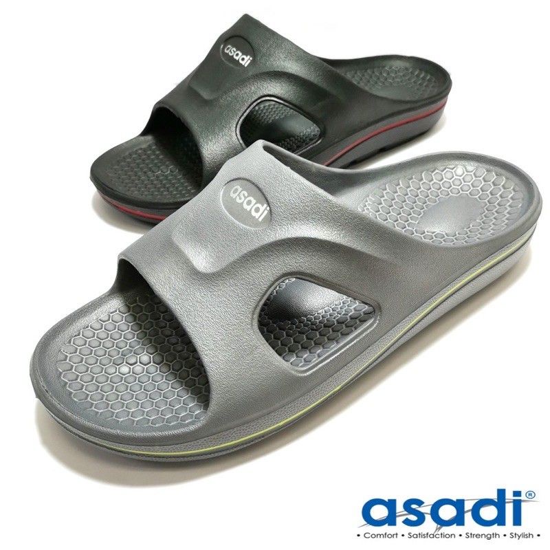 Asadi MXE80246 Unisex Sandals size 40-45 (Black, Navy Blue, Light Grey ...