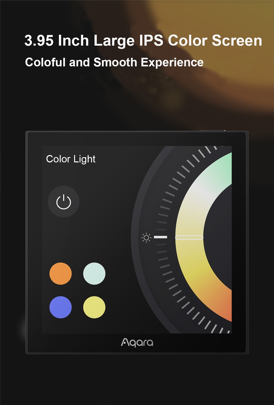 Aqara Smart Scene Panel Switch S1 Zigbee 3.0 3.95 inch Touch Screen APP ...