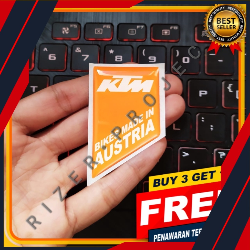 Ktm RACING EMBLEM KTM Stickers Arising MOTOR BODY MOTOR BODY Stickers ...