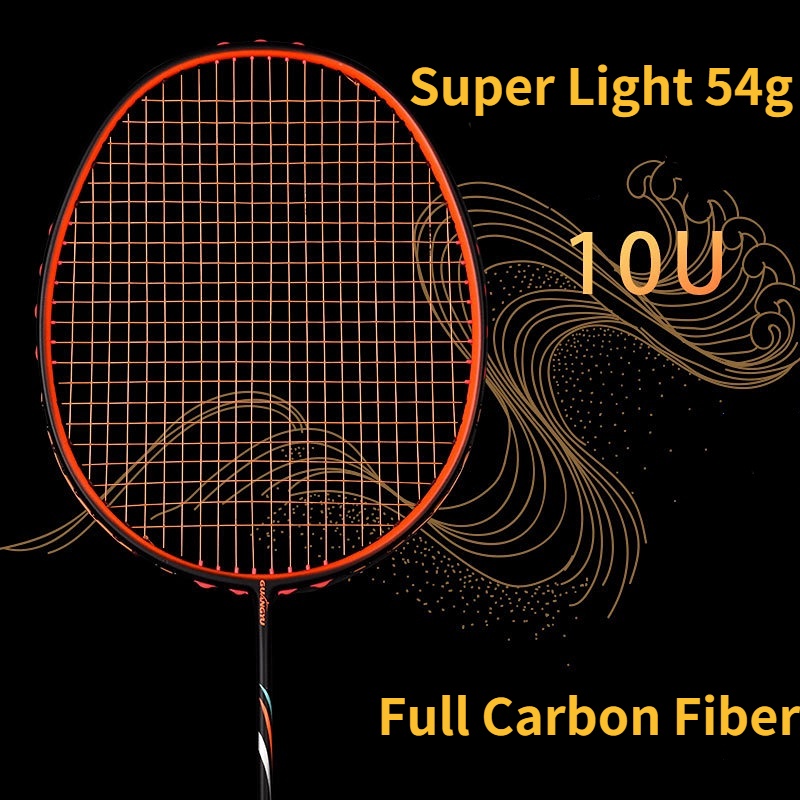 GY 10U 54g Ultra Light Badminton Racket Japan T800 Carbon Fiber ...