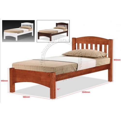 (FurnitureSG) Solid Wooden Bed frame Flat Plywood Base (Single/Super ...