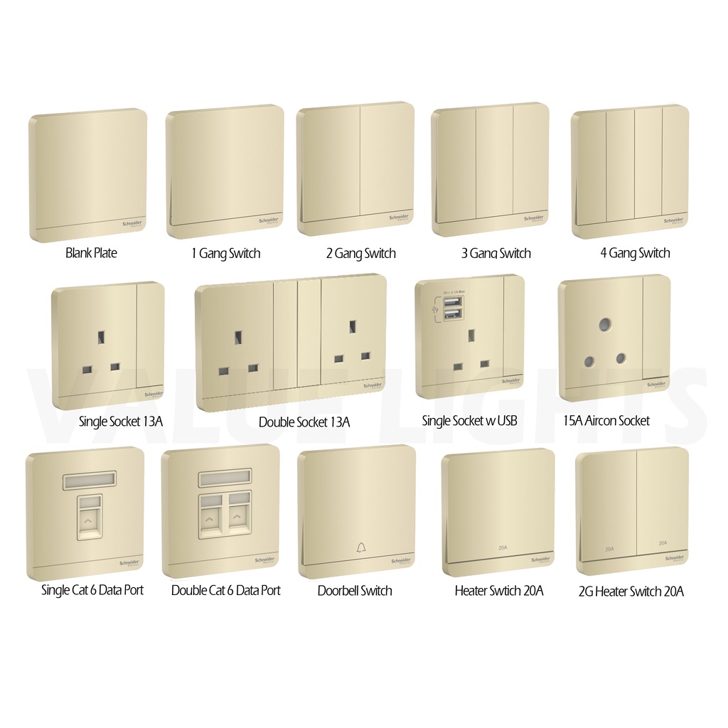 [Official Schneider Partner] Schneider AvatarOn Switch Socket Wood Wine ...