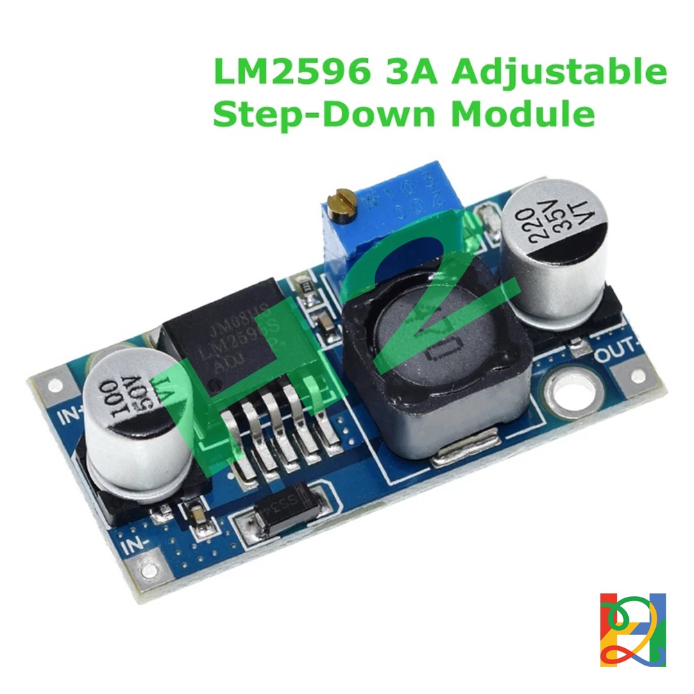 Lm2596 low voltage Module, DC-DC Buck power voltage regulator LM2596S ADJ 5V/ 12V/ 24V 3A ...