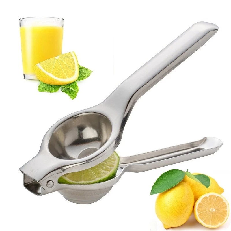 Stainless Steel Lemon Manual Squeezer /Kitchen Metal Manual Juicer ...