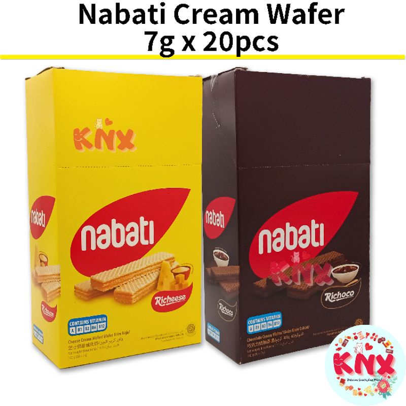 Nabati Chocolate and Cheese Wafer Sticks | Nabati Wafer 7g x 20pcs ...