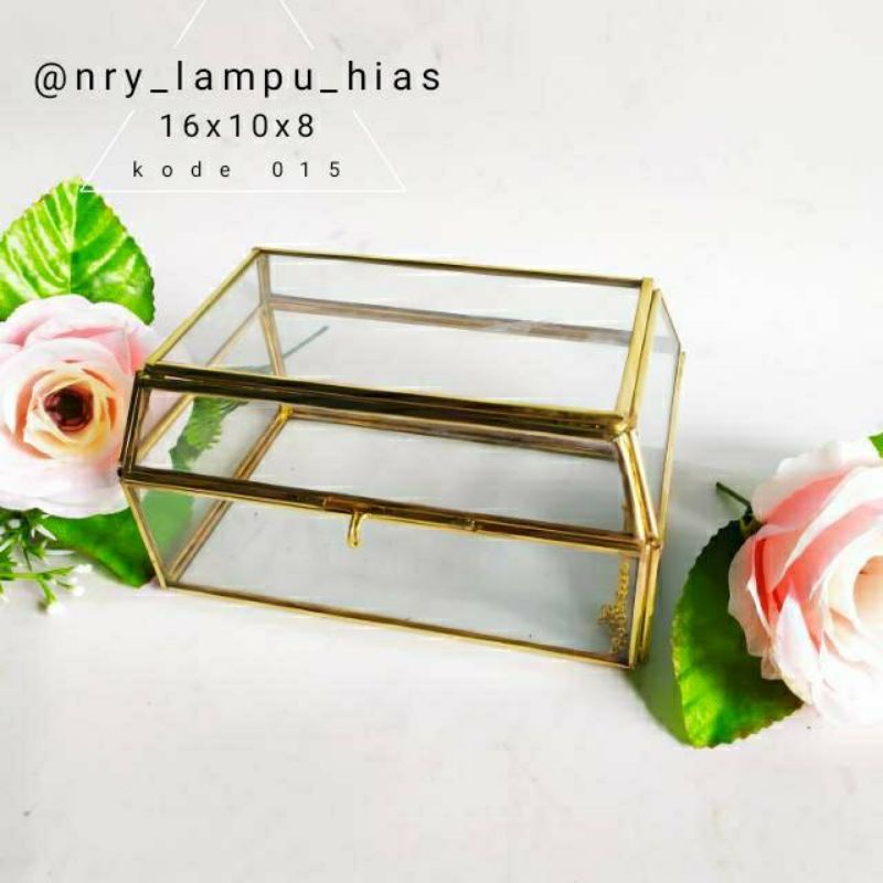 Terrarium glass box / wedding money box / dowry box 015 | Shopee Singapore