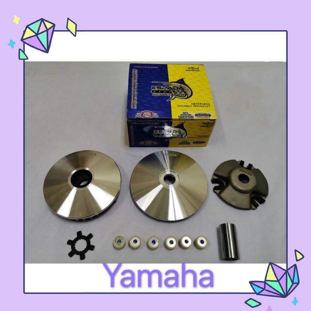 ESPADA Yamaha EGO S AVANTIZ SOLARIZ FRONT PULLEY PULLY SET WITH FAN | Shopee Singapore
