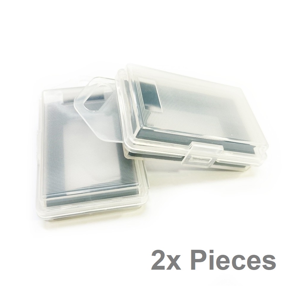 9V Battery Case Mini Clear Storage Box For 1x 9V Battery Or 2x AA ...