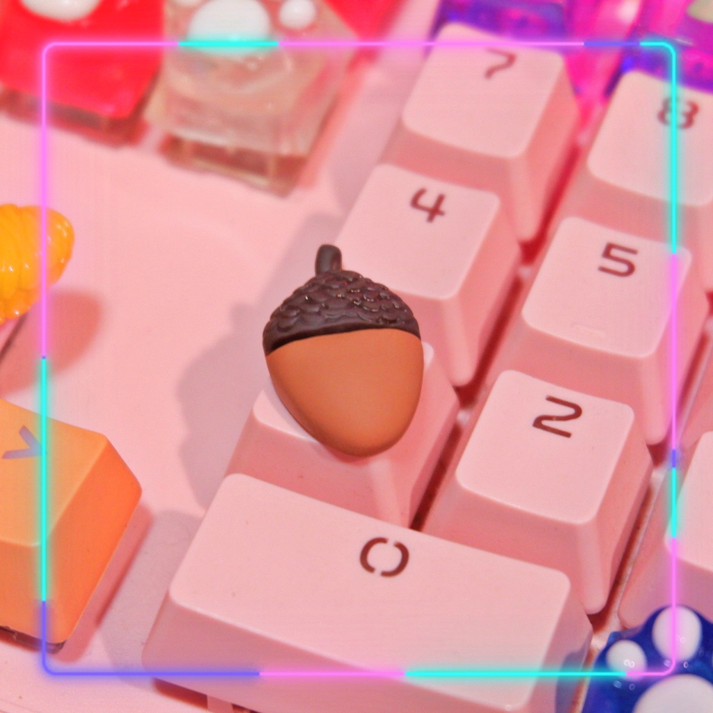 Ice Age Acorn Artisan Kawaii Keycaps for Mechanical Keyboard | Shopee ...