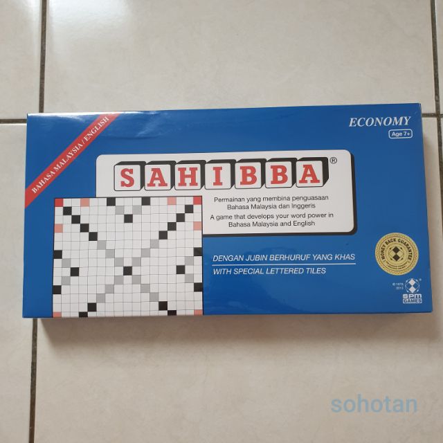 SAHIBBA with special lettered tiles ( ECONOMY ) | Shopee Singapore