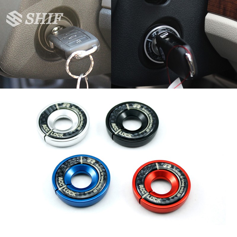 1 X Metal Ignition Key Hole R Logo Emblem Cover For Volkswagen Golf MK6 ...