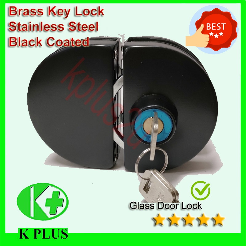 Glass Door Lock Circle Shape Crescent Shape Tempered Glass Door Lock ...
