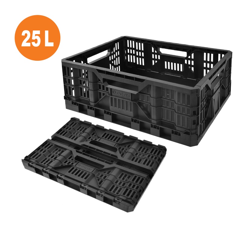 Tactix 25L Heavy Duty Knock Down Crate | Shopee Singapore