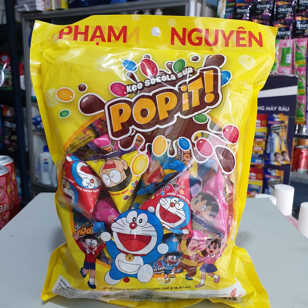 Popit PHAM WHOLE MILK SOCOLA CANDY PACKAGE 240G | Shopee Singapore