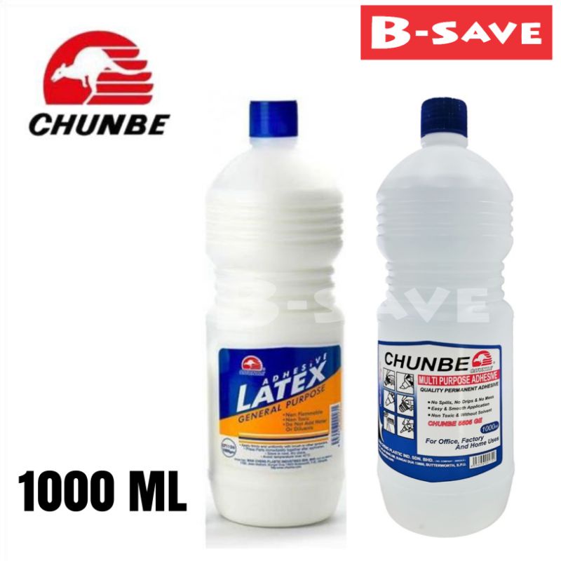 Chunbe Glue 1000ml Clear Transparent 5505GE / Latex White 1126LT ...